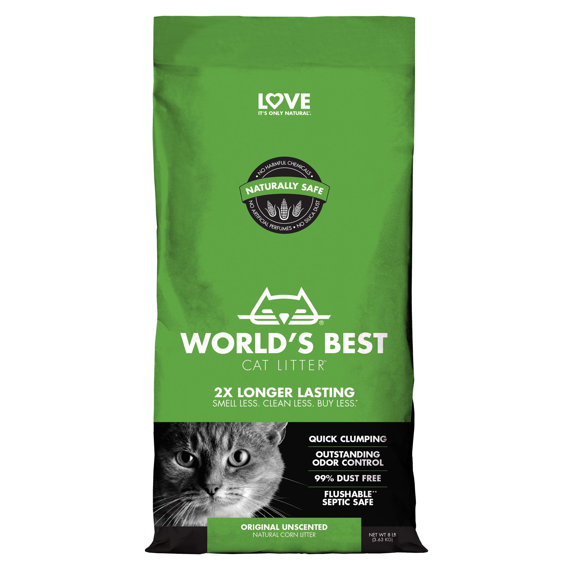 World s Best Cat Litter Natural Clumping Cat Litter